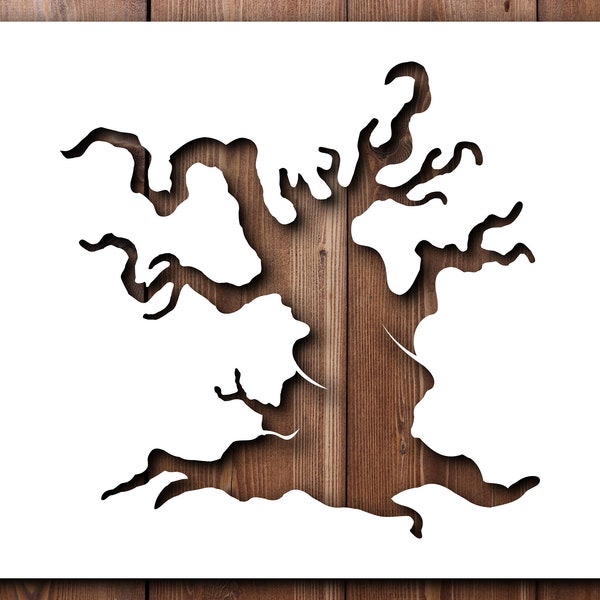 Tree Stencil - Etsy UK