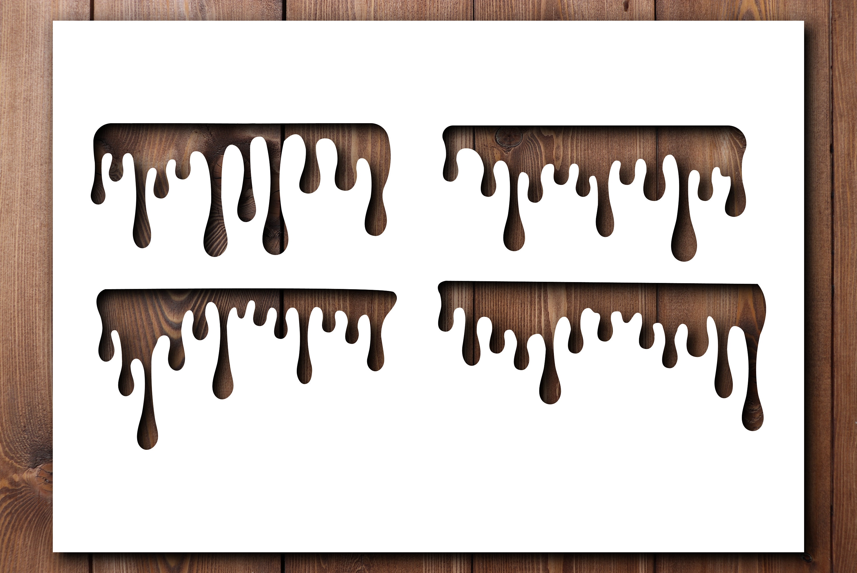 Blood Dripping Stencil 2 A4 A3 Size 190 Micron Mylar Reusable Flexible ...