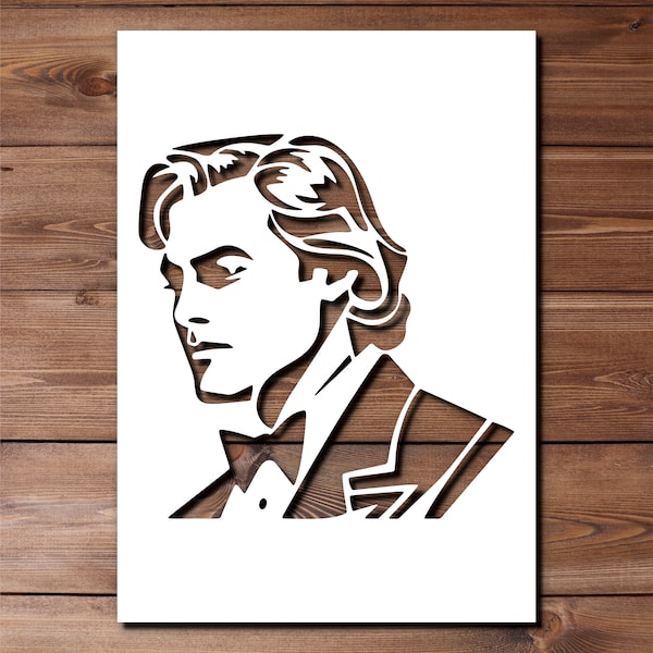 Mens Suit Stencil - Etsy