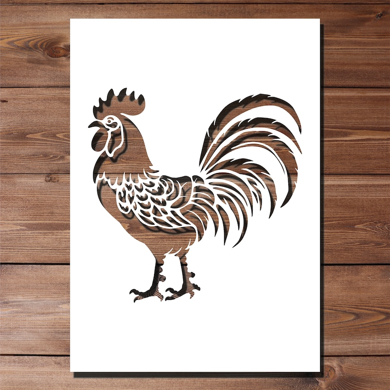 Chicken Stencil - Etsy