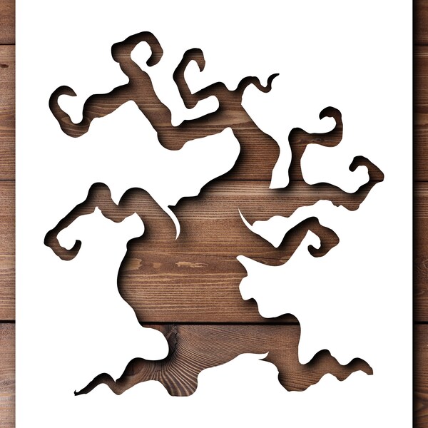 Tree Stencil - Etsy UK
