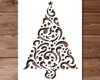 Jingle Bells Stencil A4 A3 Size 190 Micron Mylar Reusable Flexible Home ...