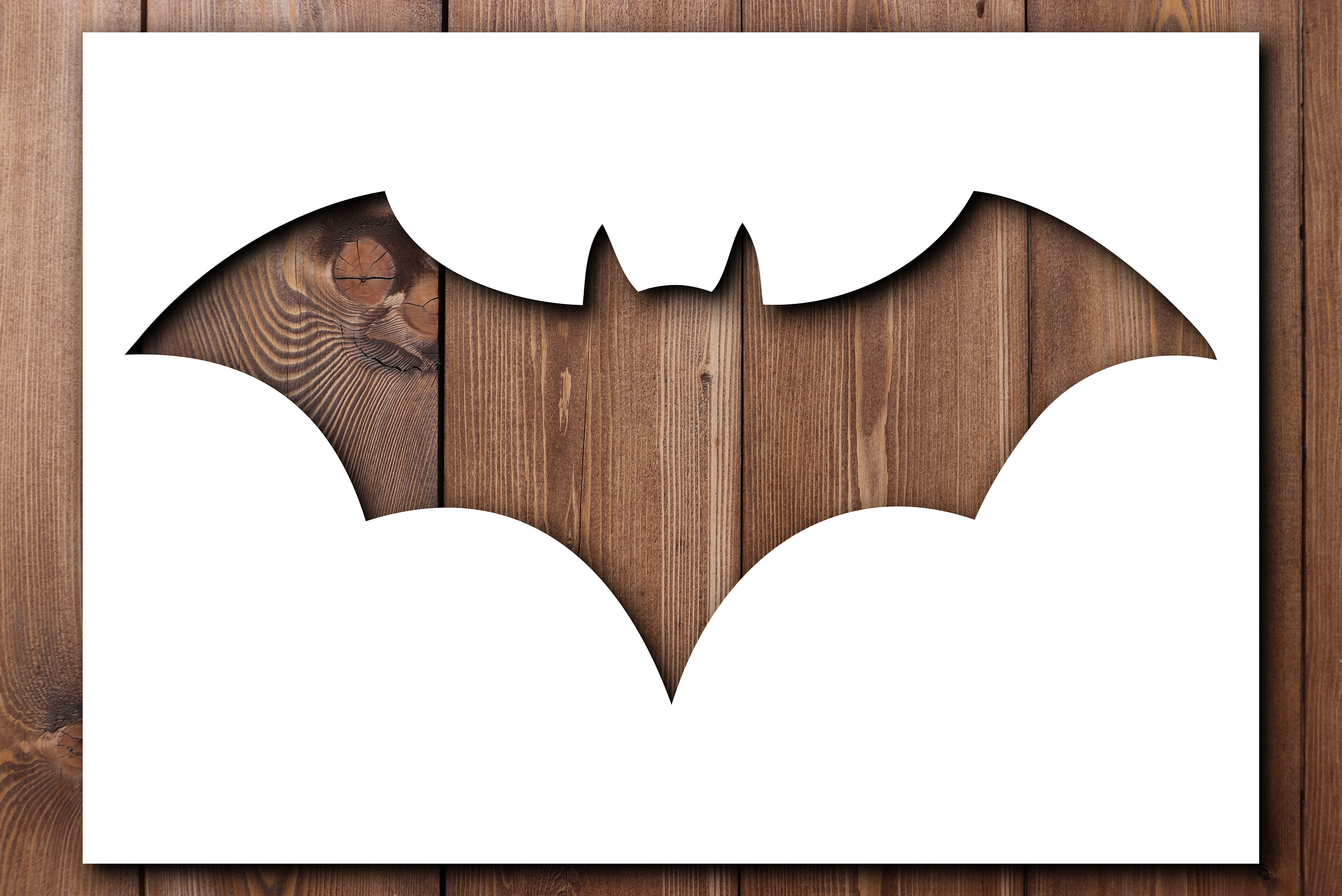 Bat Stencil A4 A3 Size 190 Micron Mylar Reusable Flexible Home Decor ...