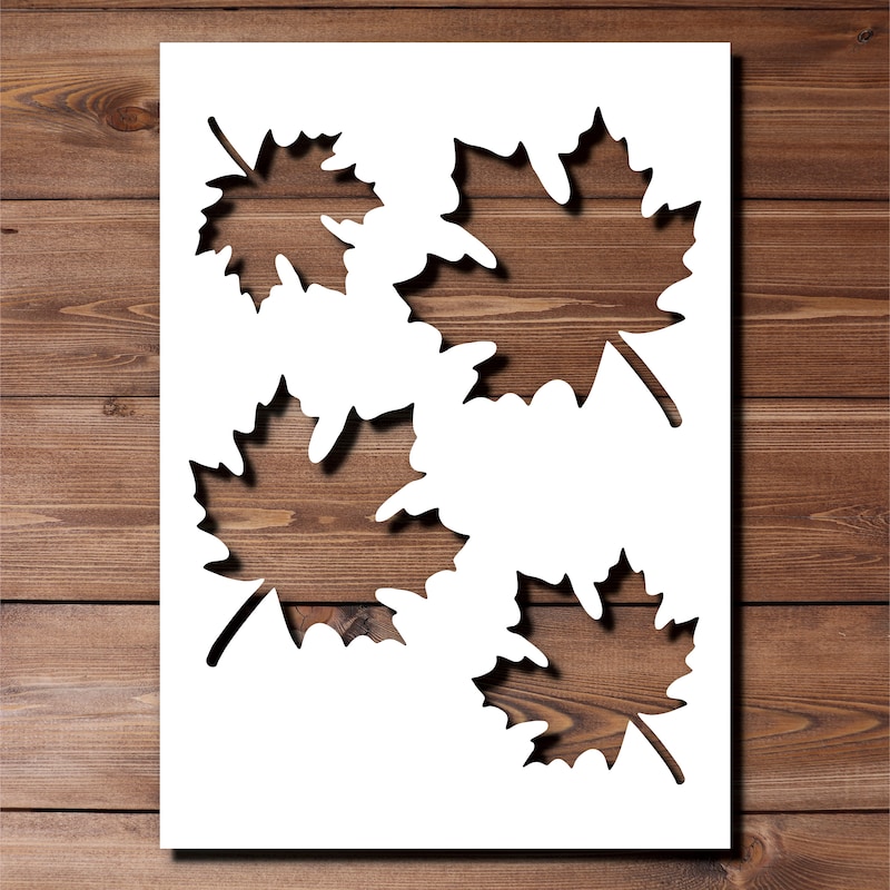 Leaf Stencil - Etsy