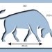 Bull Stencil A4 A3 Size 190 Micron Mylar Stencil Reusable Flexible Home ...