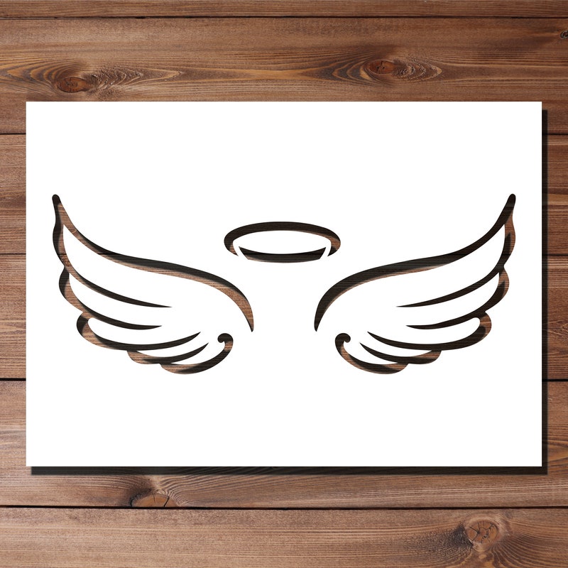 Molde para imprimir alas de angel - Etsy México