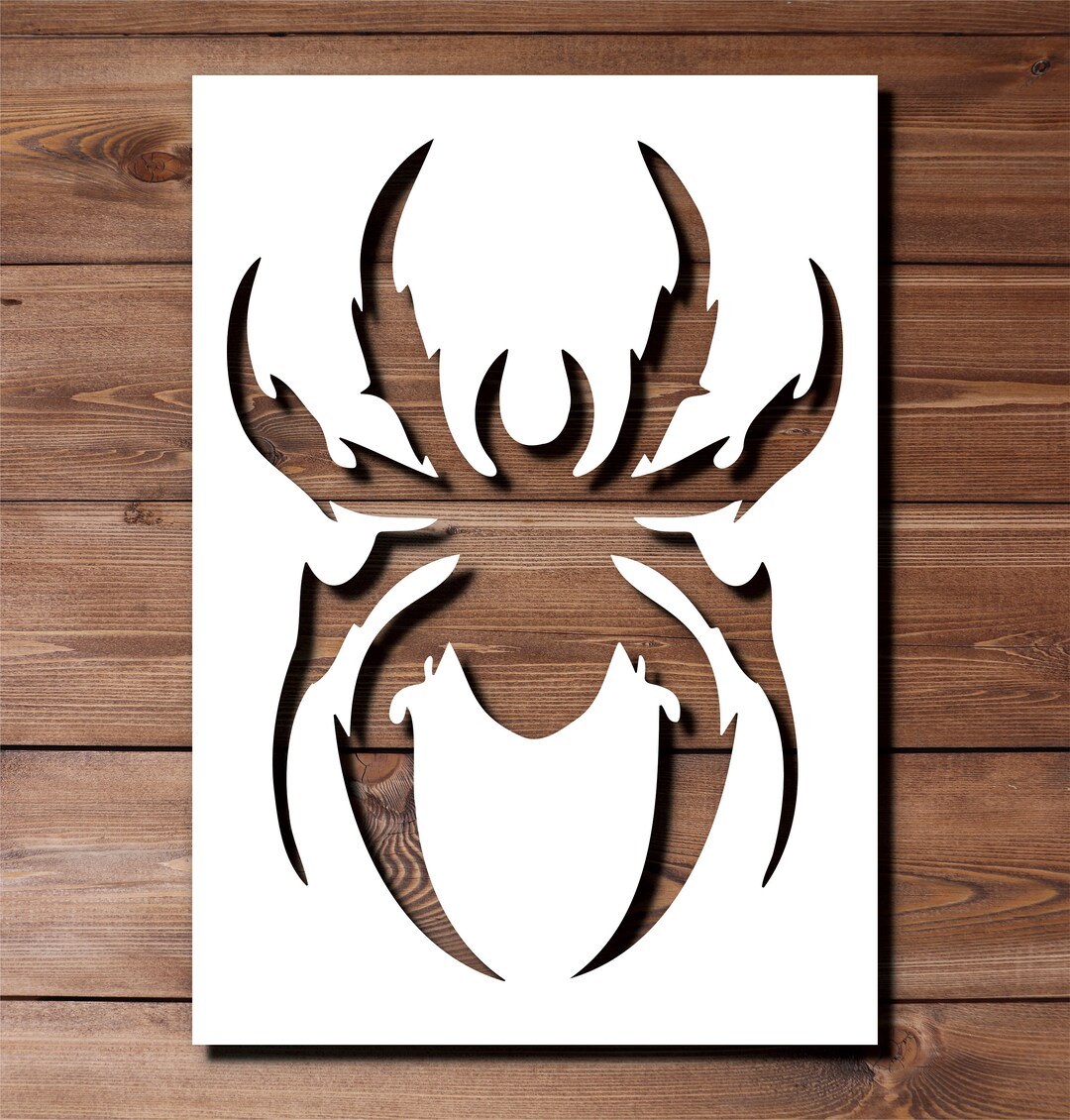 Spider Stencil A4 A3 Size 190 Micron Mylar Reusable Flexible Craft ...