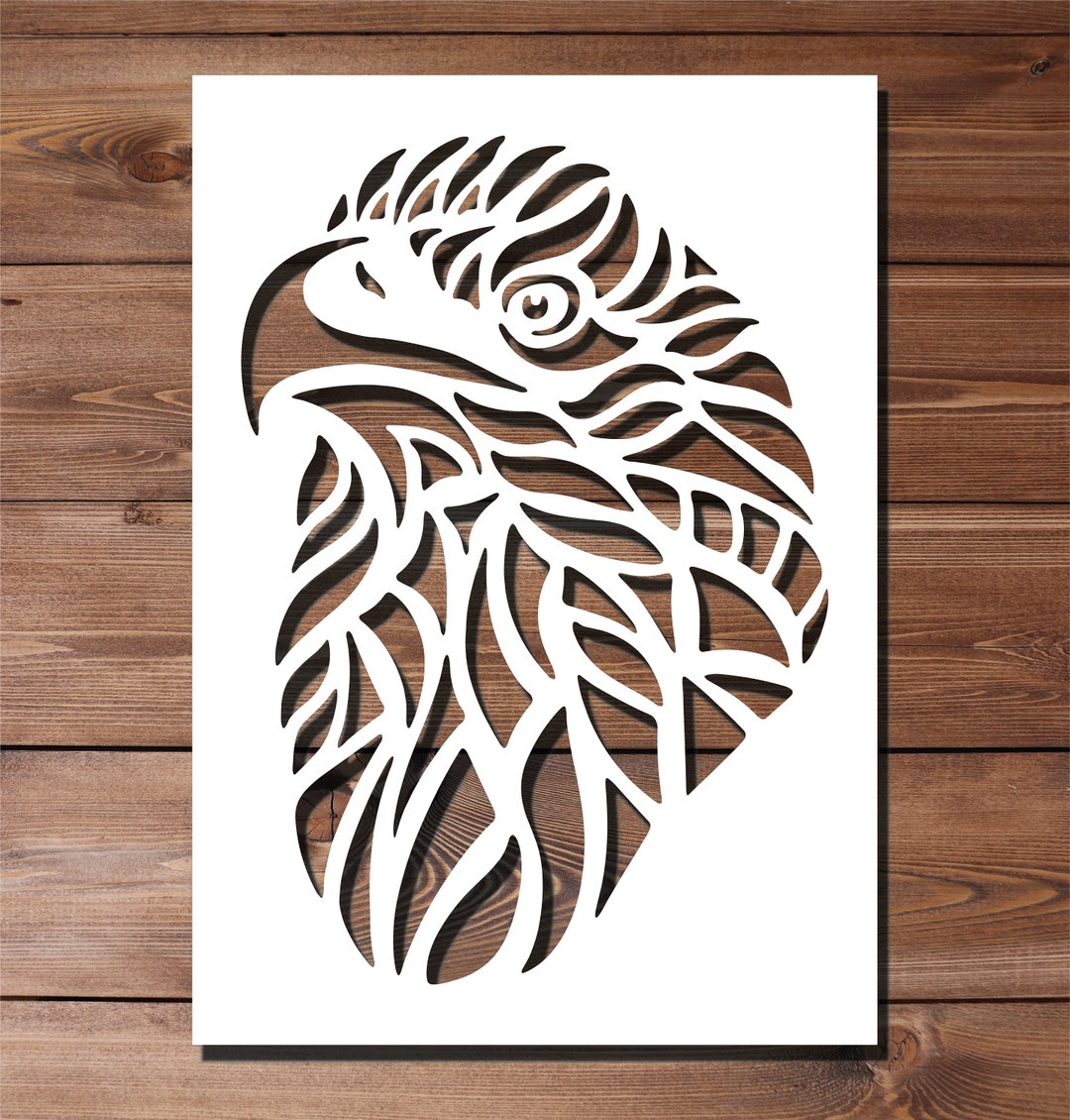 Eagle Stencil - A4 A3 Size 190 Micron Mylar Reusable Flexible Home ...