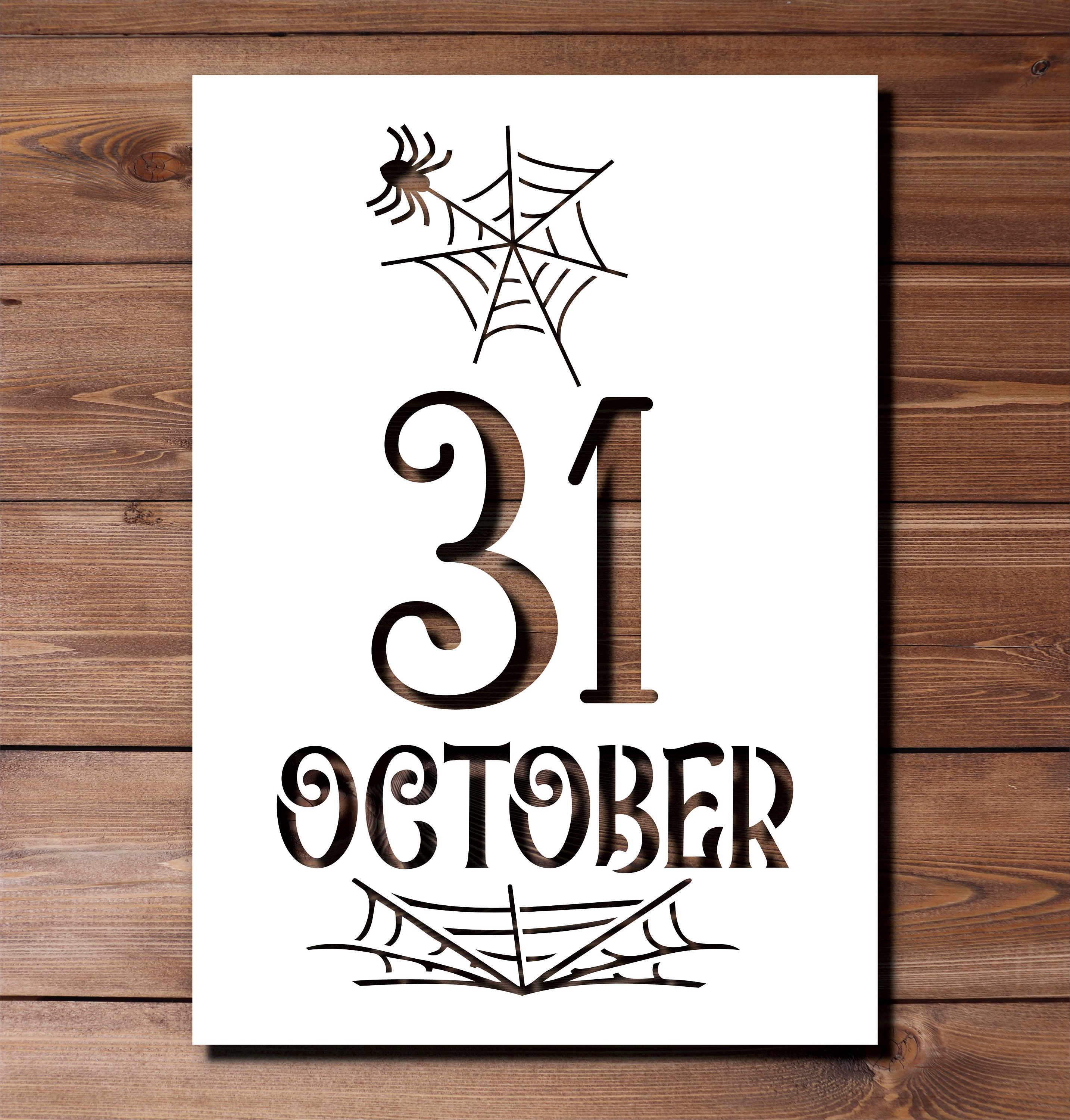 31 October Stencil A4 A3 Size 190 Micron Mylar Reusable - Etsy