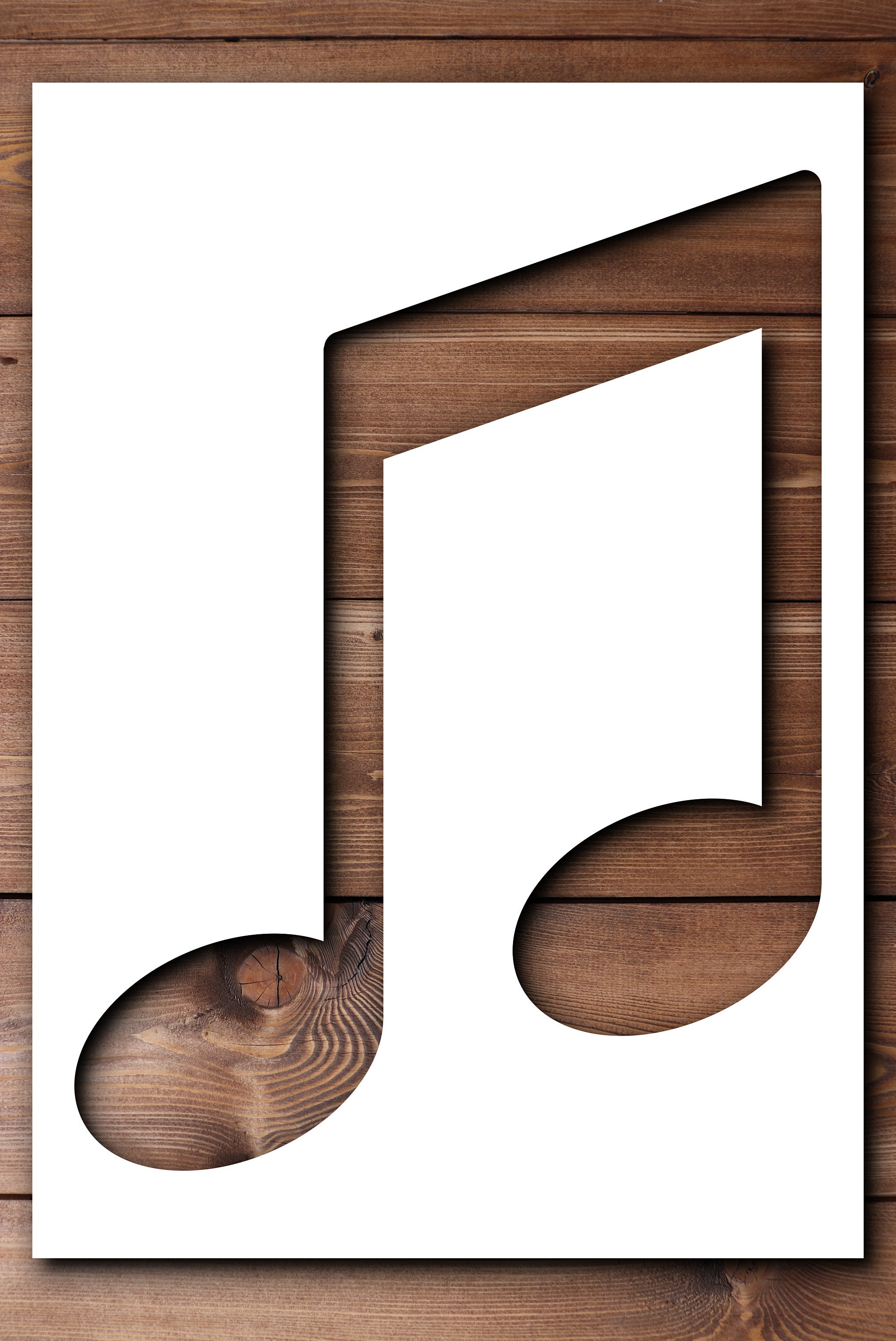 Musical Note Quavers Stencil A4 A3 Size 190 Micron Mylar Reusable ...