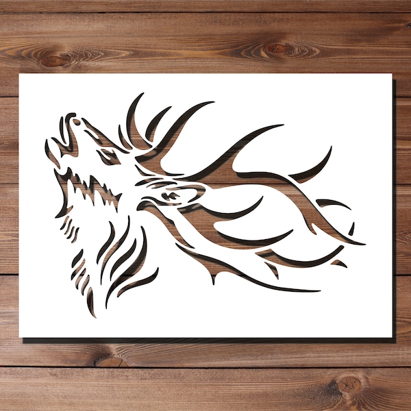 Deer Stencil - Etsy