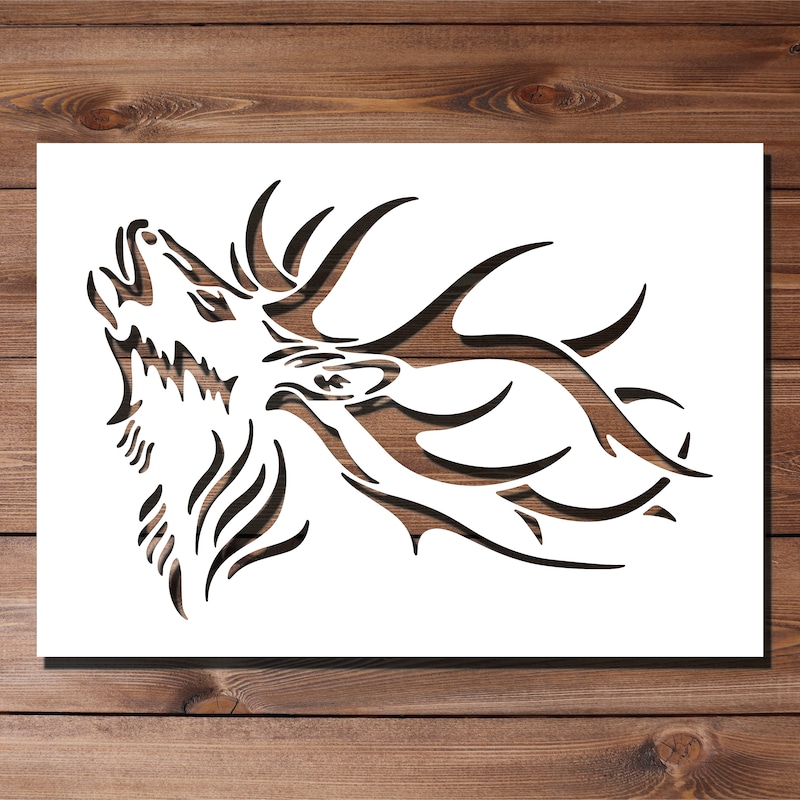 Deer Stencil - Etsy