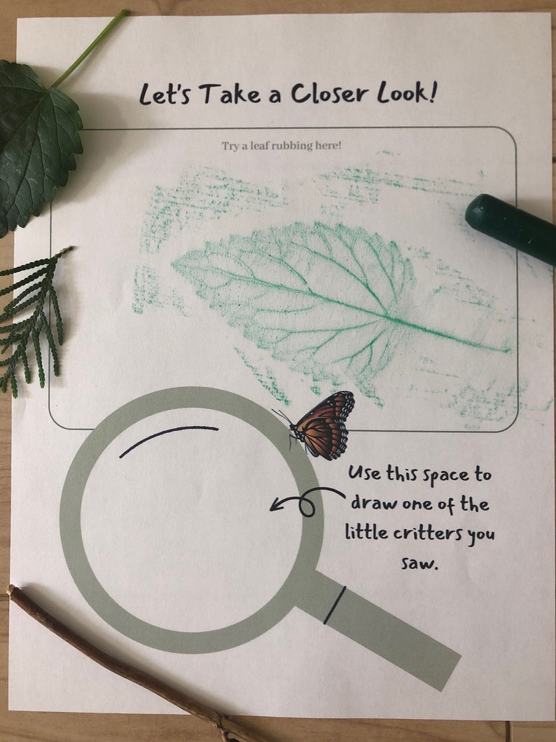 Kids Nature Journal, Summer Outdoor School Activity Sheets ...