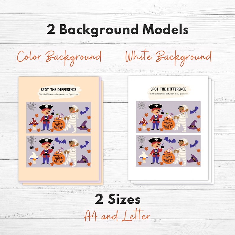 Halloween Activity Book, Spooky Busy Book, Printable Workbook for Kids ...