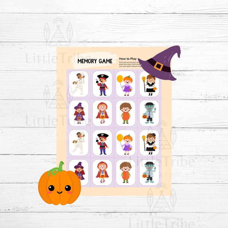 Halloween Activity Book, Spooky Busy Book, Printable Workbook for Kids ...