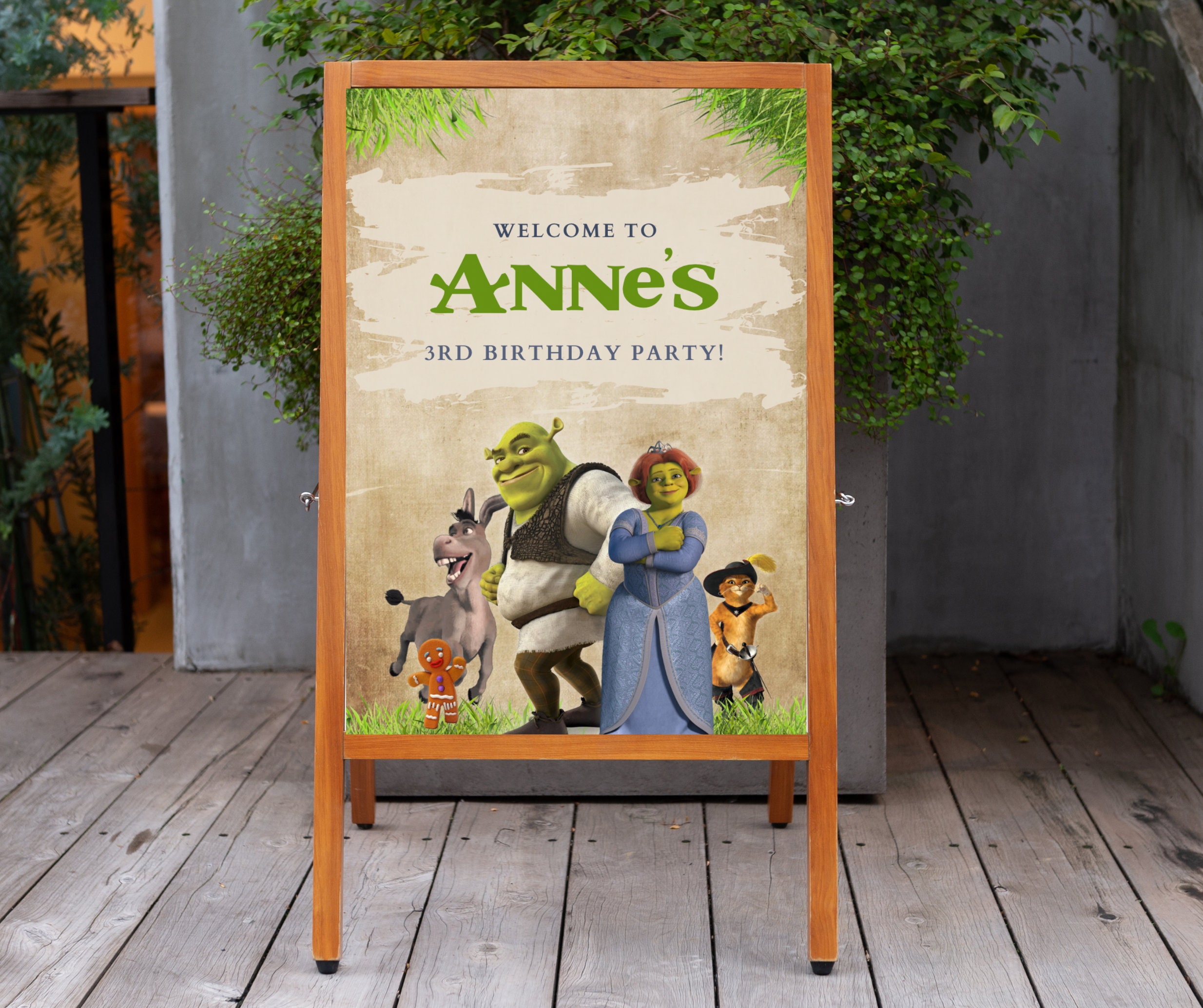 Shrek Editable Birthday Bundle, Shrek Party Invitation, Shrek Editable ...