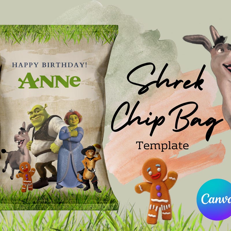 Shrek Party Favor Bag - Etsy