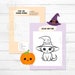 Halloween Activity Book, Spooky Busy Book, Printable Workbook for Kids ...