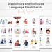 Disabilities, Diseases and Inclusive Language, Printable Flash Cards ...