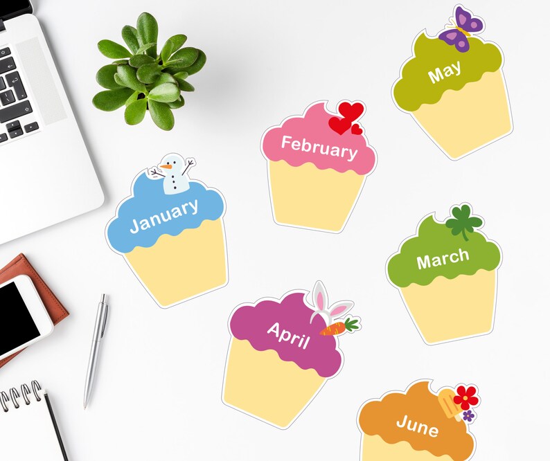 Birthday Board Printable, Classroom Decoration, Months of the Year ...