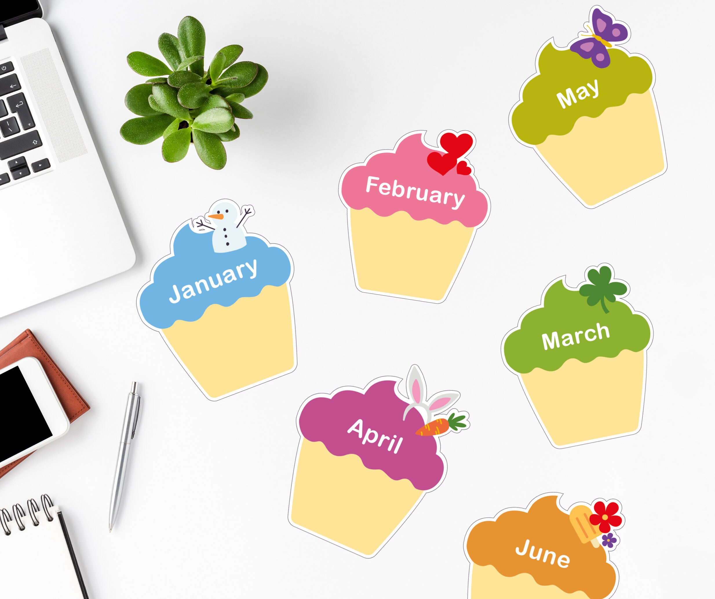 Birthday Board Printable, Classroom Decoration, Months of the Year ...