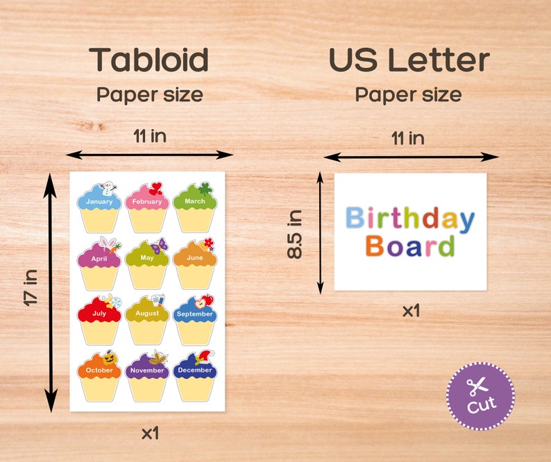 Birthday Board Printable, Classroom Decoration, Months of the Year ...