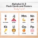 Alphabet Flash Cards, A-Z Cards, Printable Alphabet, Colorful Letters ...
