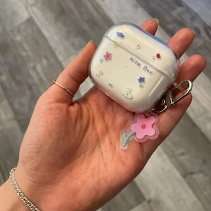 Cute Flower Airpods Case, Clear Airpods Case, Airpods Pro 2, AirPod ...
