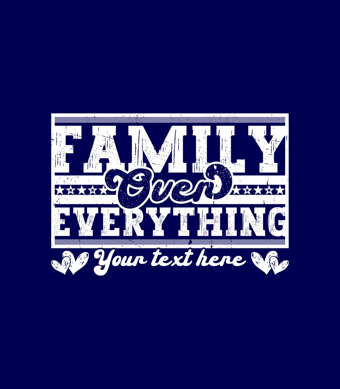 Custom Family Reunion DTF Transfer, Family Over Everything, Heatpress ...