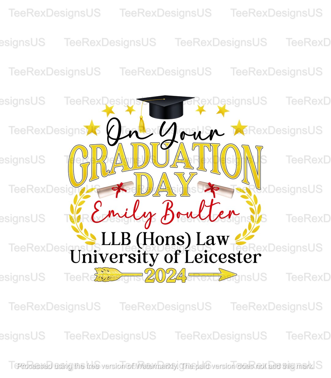 Custom Graduation DTF Transfer, Senior 2024 DTF, Heatpress Transfer ...