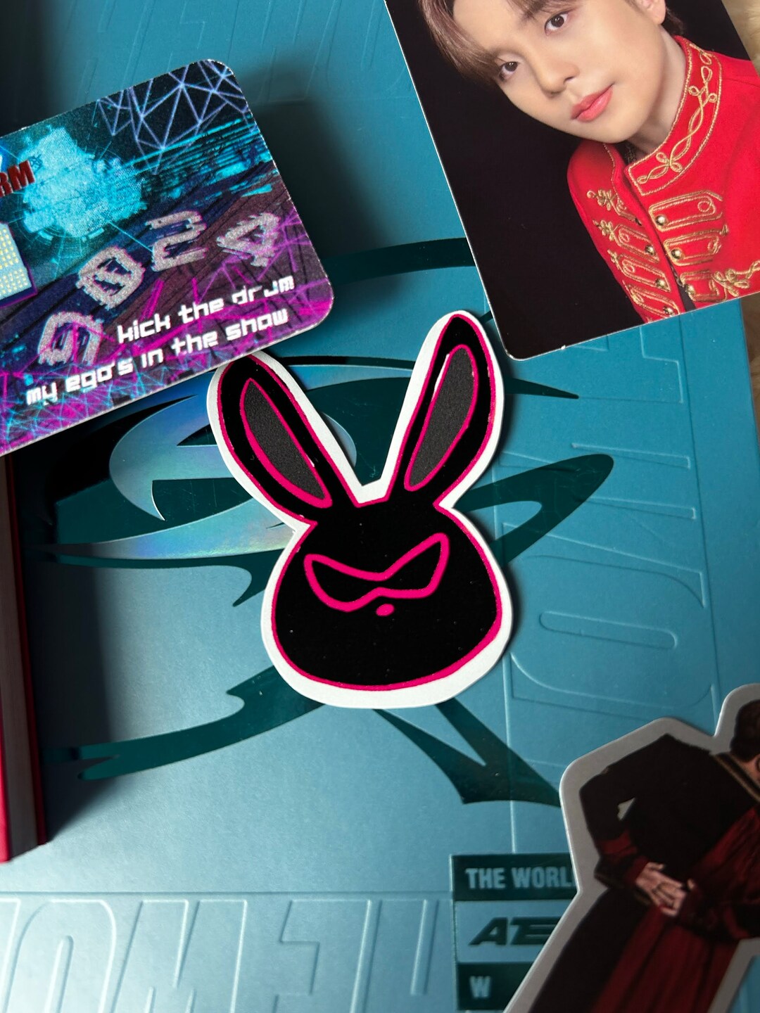 Mito Dark Bunny Ateez Theme Sticker - Etsy