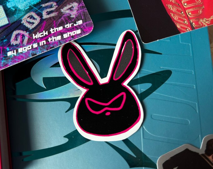 Mito Dark Bunny Ateez Theme Sticker - Etsy