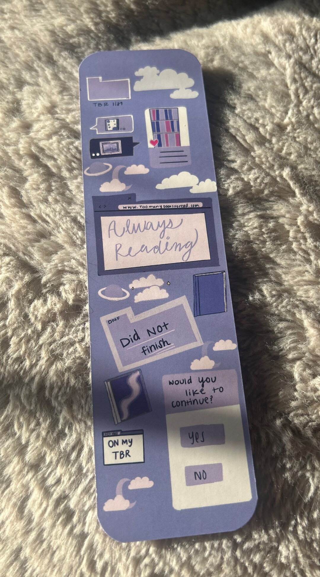 Reading Girl Y2K Era Bookmark - Etsy