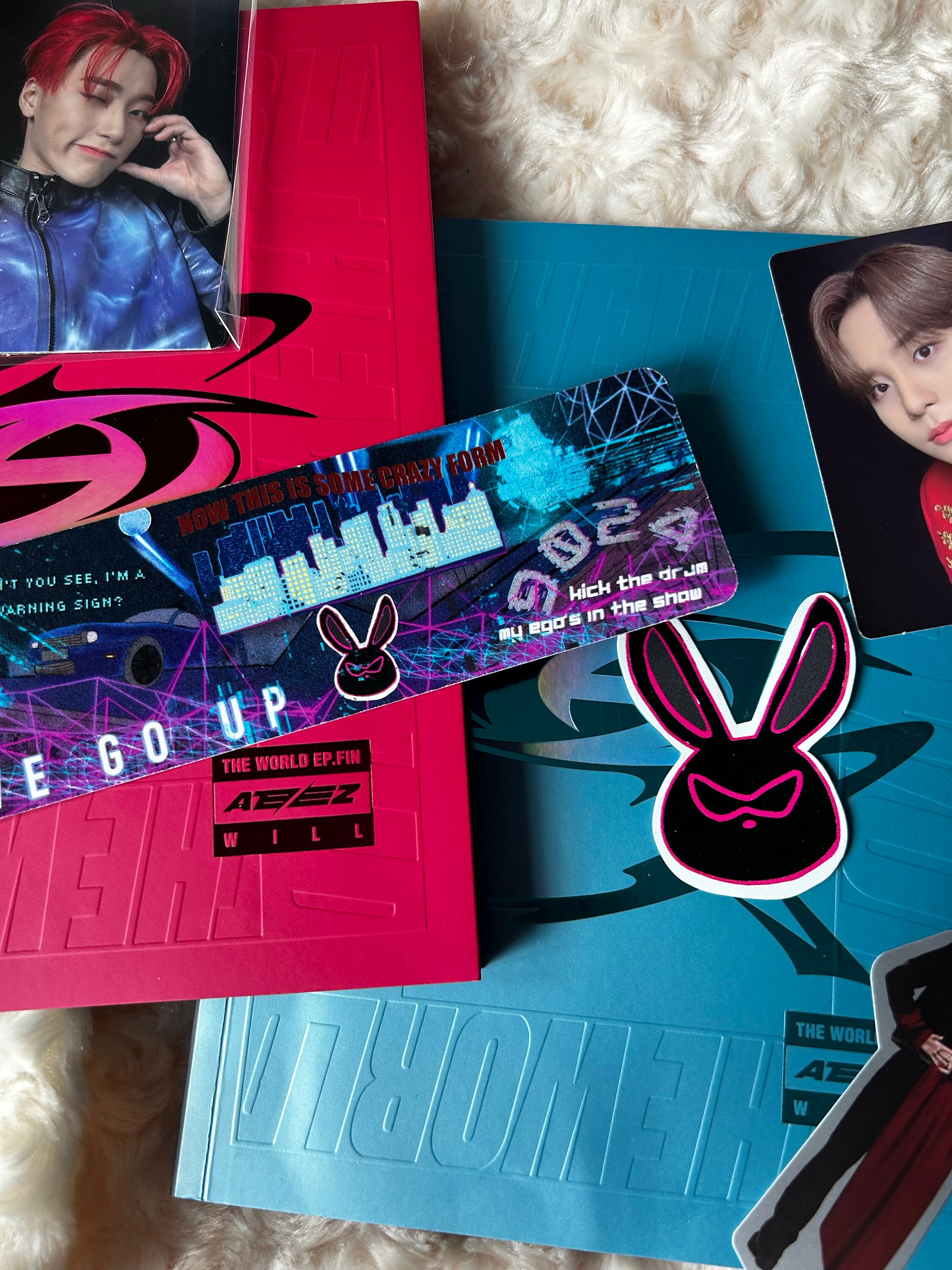 Mito Dark Bunny Ateez Theme Sticker - Etsy