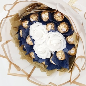Ferrero Rocher Chocolate Bouquet: Birthday, Anniversary, Ramadan Gift ...