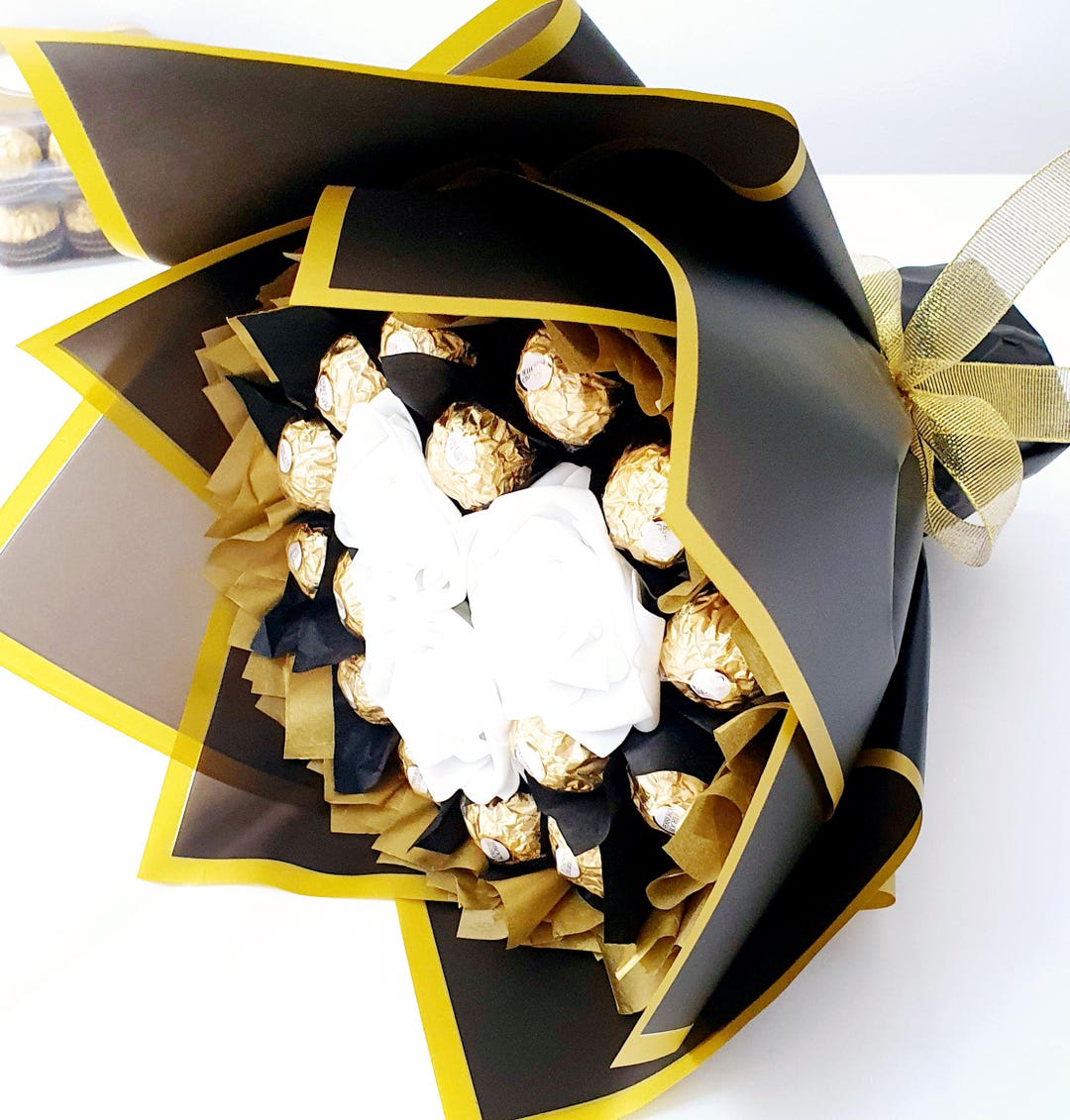 Ferrero Rocher Chocolate Bouquet: Birthday, Anniversary, Ramadan Gift ...