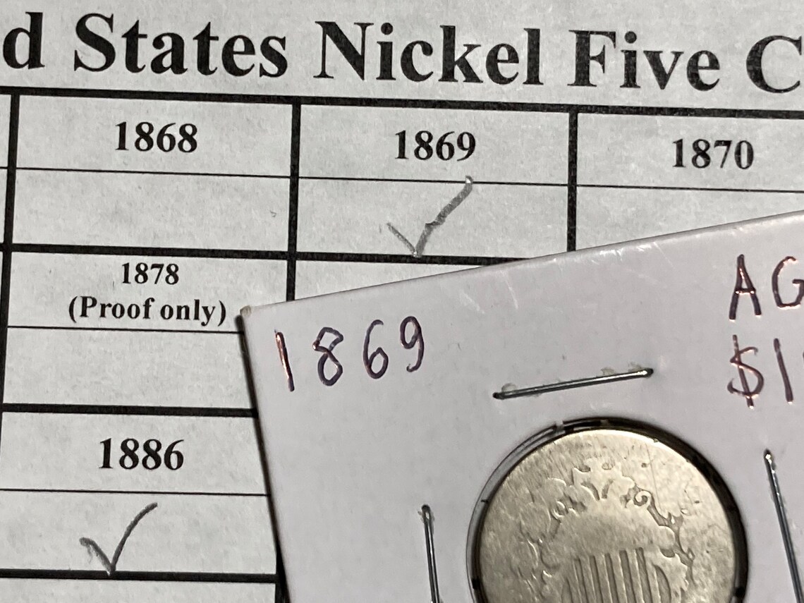 Checklist of United States Shield, Liberty, and Buffalo Nickel Coins ...