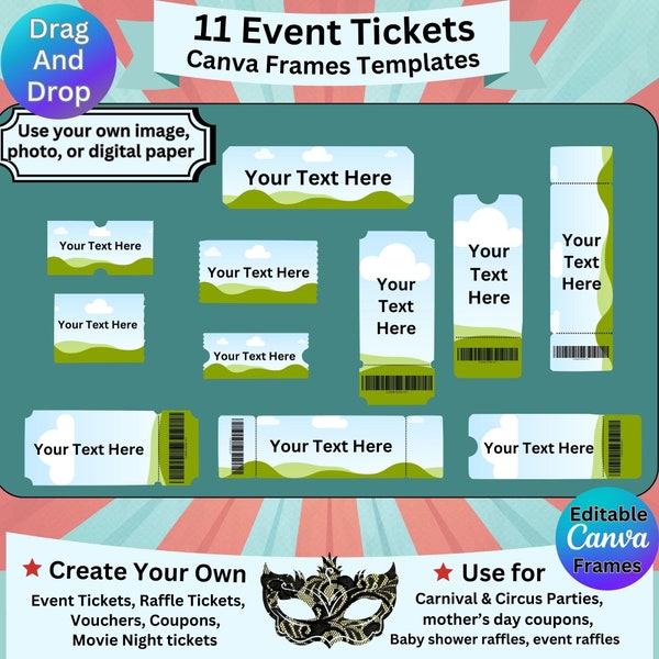 Circus Frames - Etsy