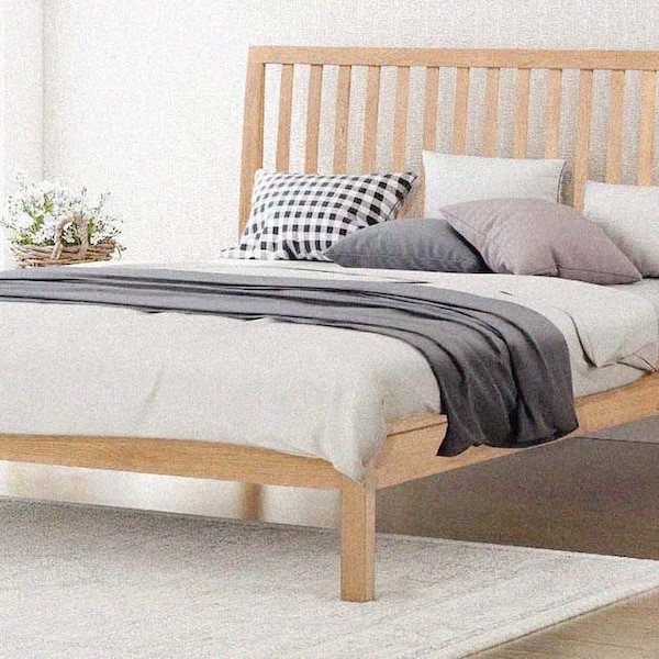 Queen Minimalist Bed Frame - Etsy