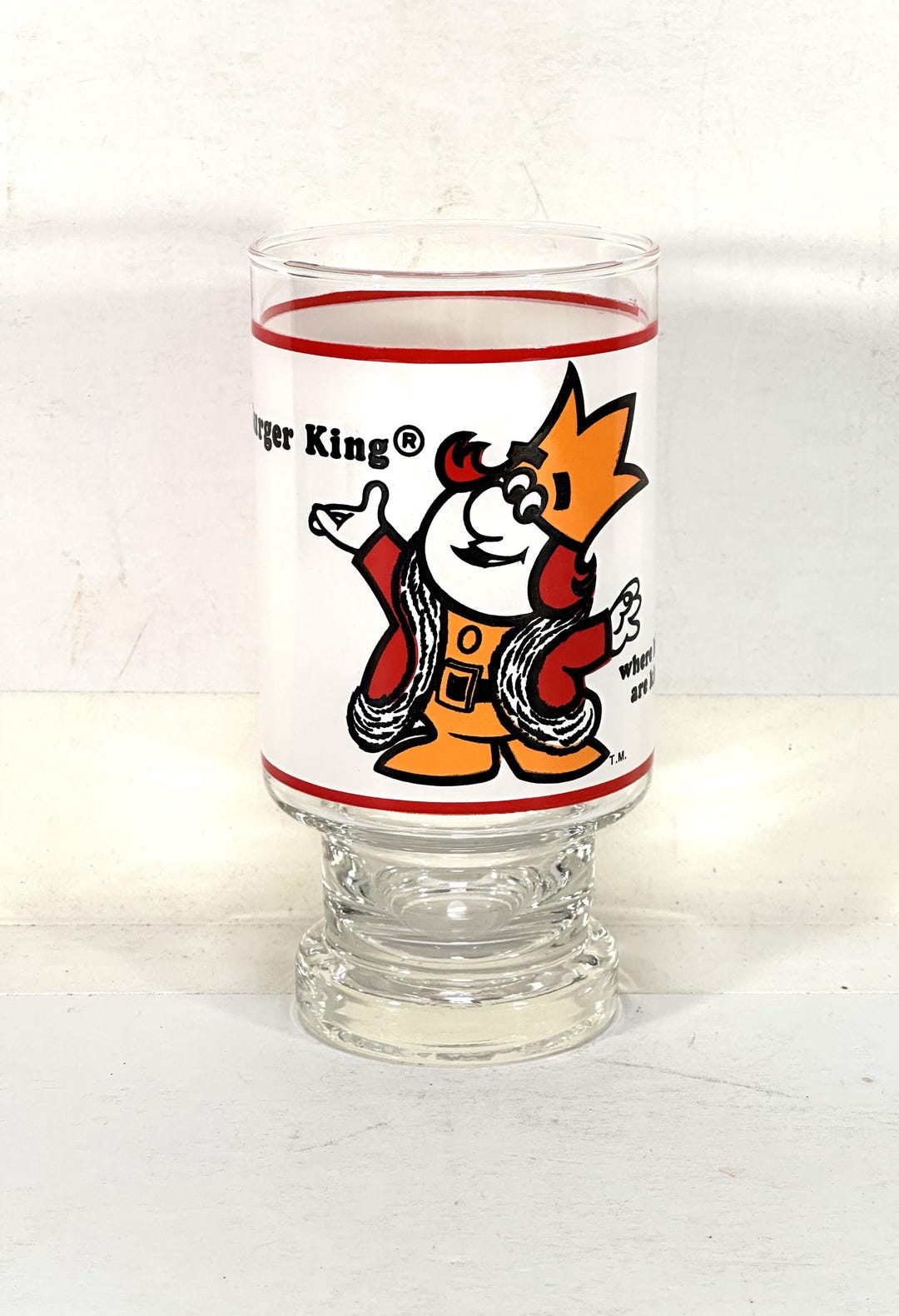 Classic Burger King Glass - Etsy