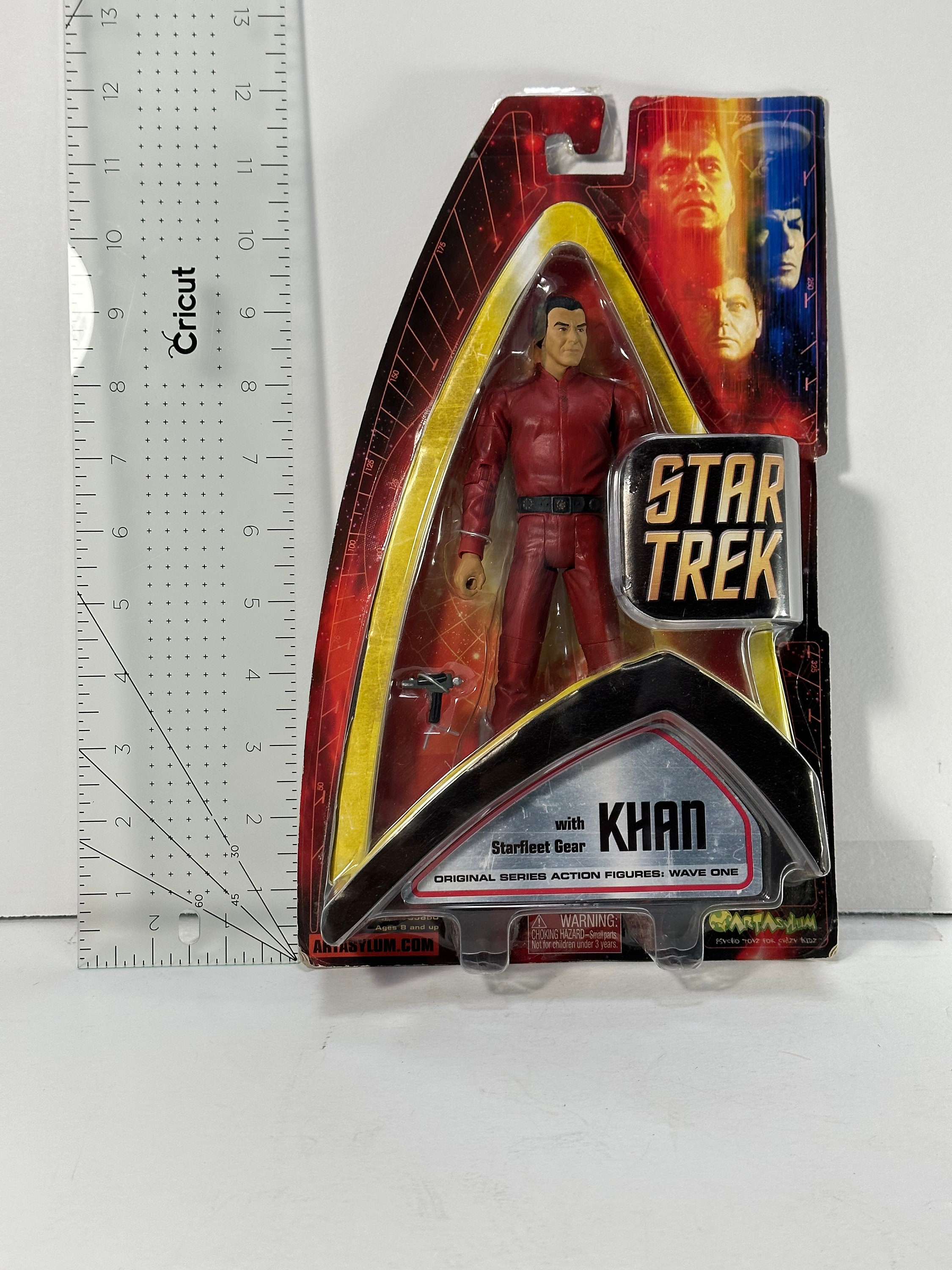2003 Art Asylum Star Trek Original Series Khan Action Figure: Wave One ...