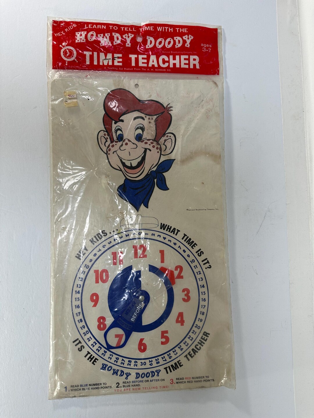 1970 Howdy Doody Time Teacher Clock - Etsy