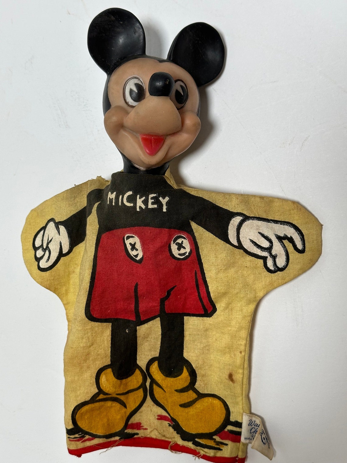 Vintage Gund Mickey Mouse Hand Puppet - Etsy