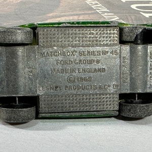 1969 Matchbox Series #45 Ford Group Diecast Car - Etsy