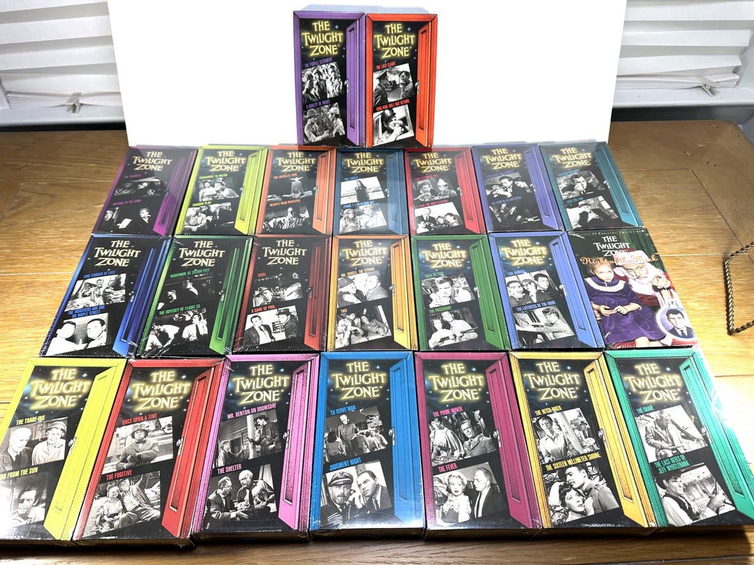 1994 Set of 23 Sealed Twilight Zone VHS Tapes - Etsy