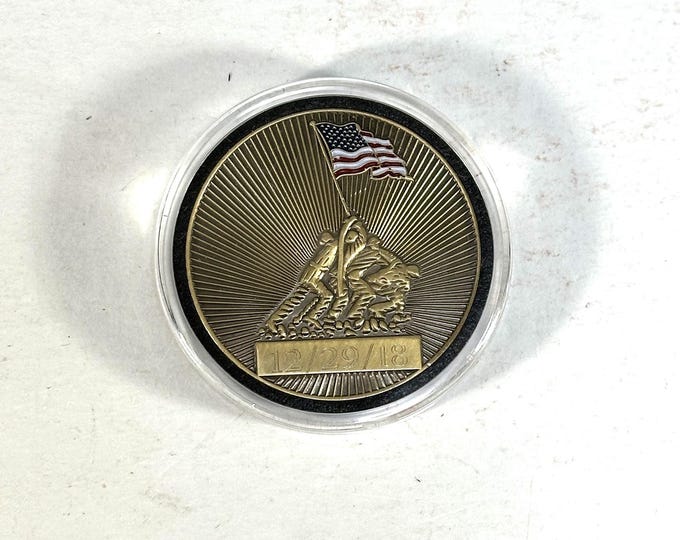 USMC Crucible Challenge Coin With Case Dated 12/29/2018 - Etsy