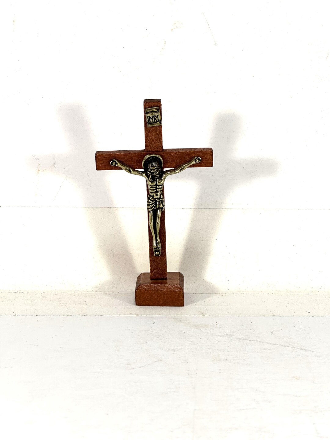 Mini 4" Sacred Heart Southern Missions Crucifix - Etsy