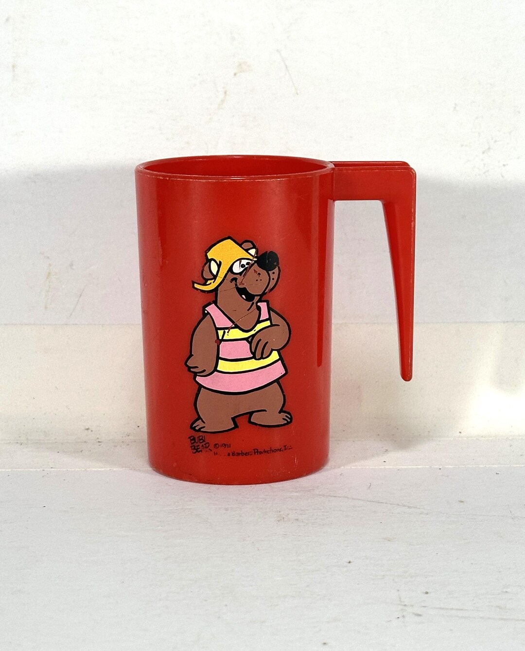 1971 Hanna Barbera Bubi Bear Plastic Mug - Etsy