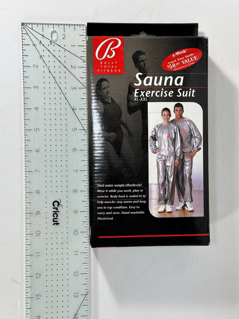 Bally's Total Fitness Sauna Exercise Suit - Etsy