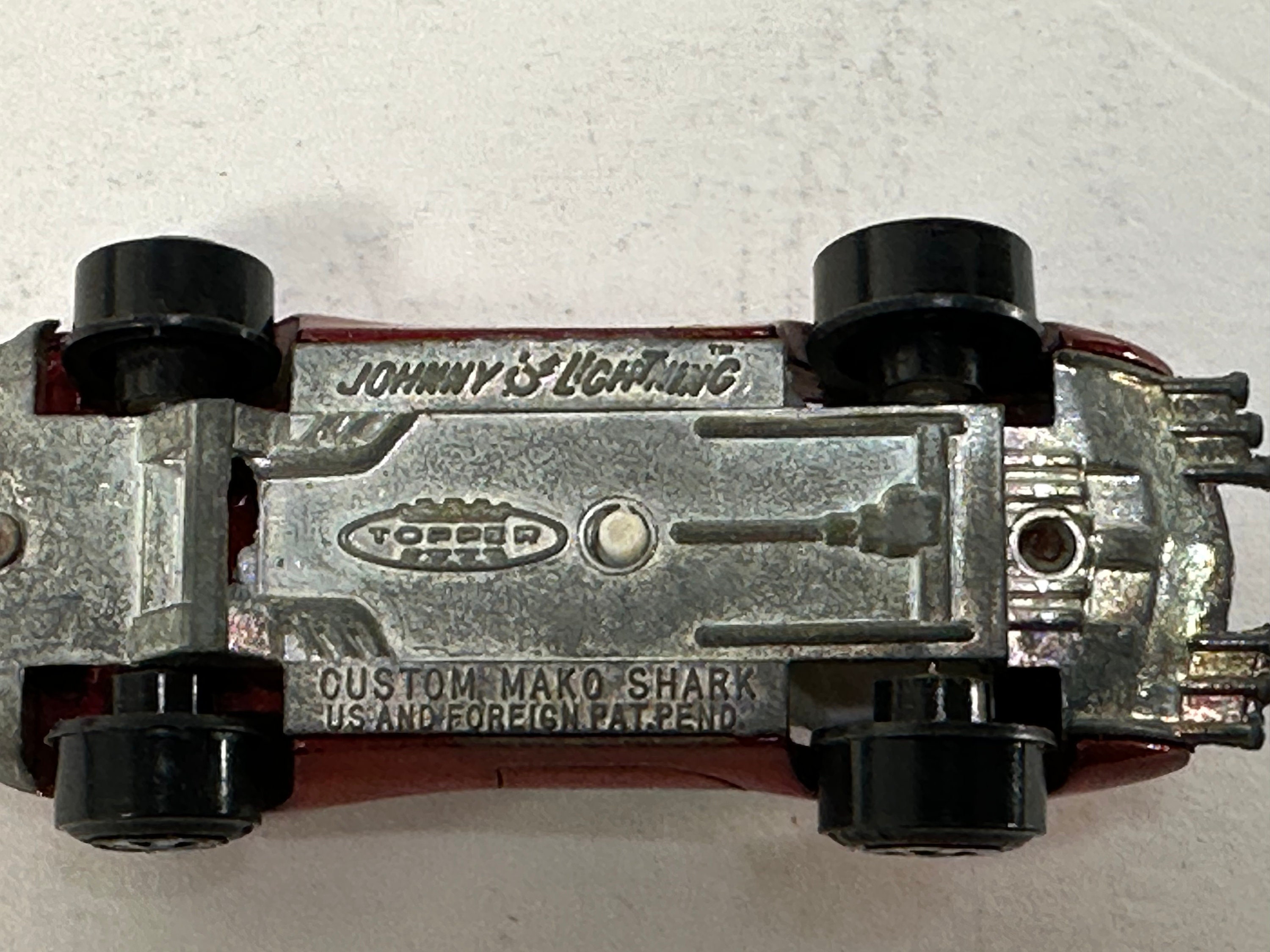 1969 Johnny Lightning Redline Wheel Copper Custom Mako Shark Diecast ...